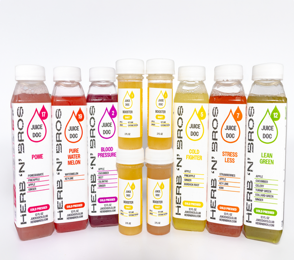 1 Day Cleanse / Weekly Package (6 Juices + 4 Shots) – Herbnbros